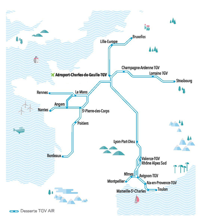 Book your train on the French Railways to connect with your flight ...