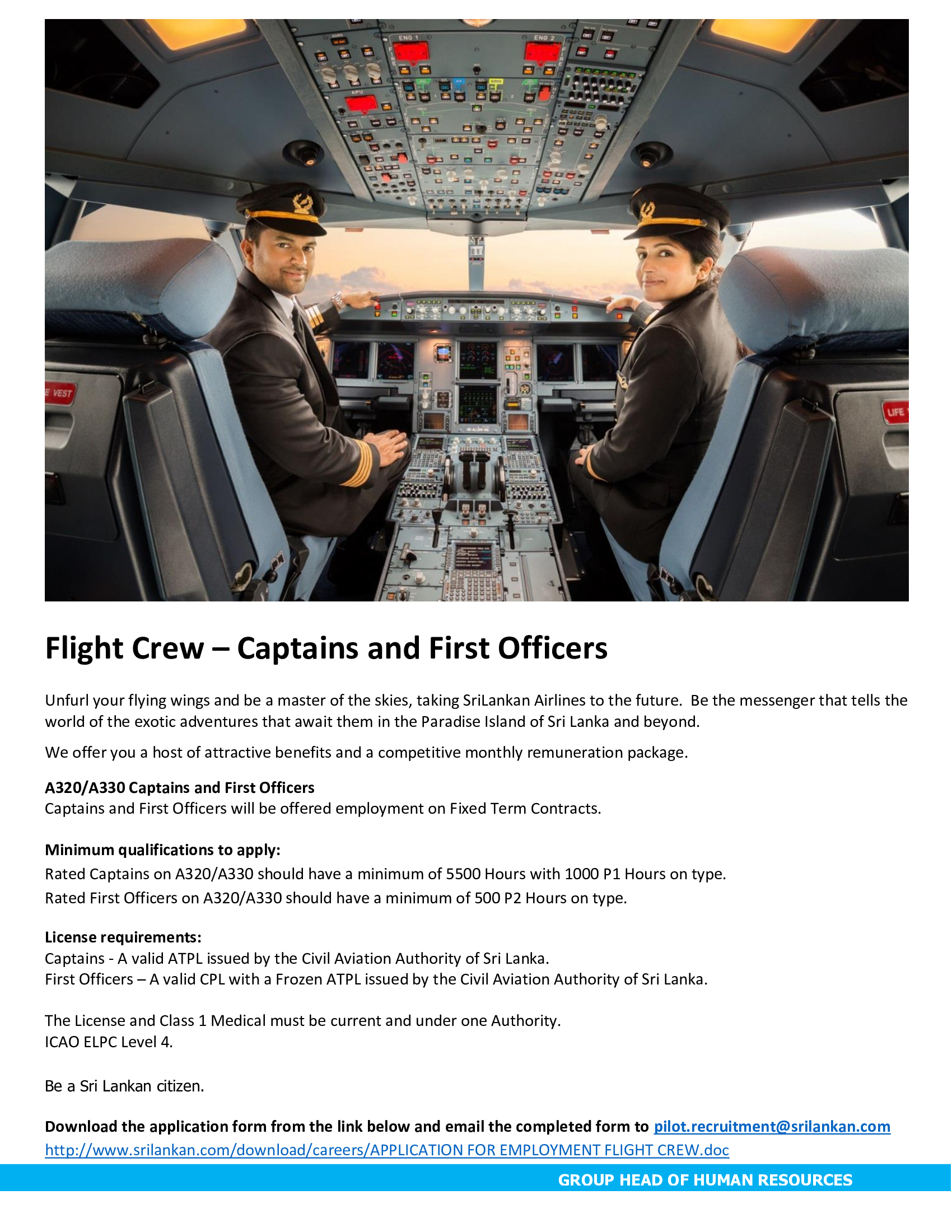 Flight Crew - Captains and First Officers