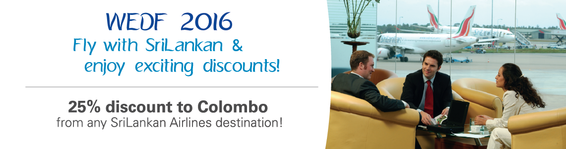 WEDF 2016 - Fly with SriLankan & enjoy exciting discounts!